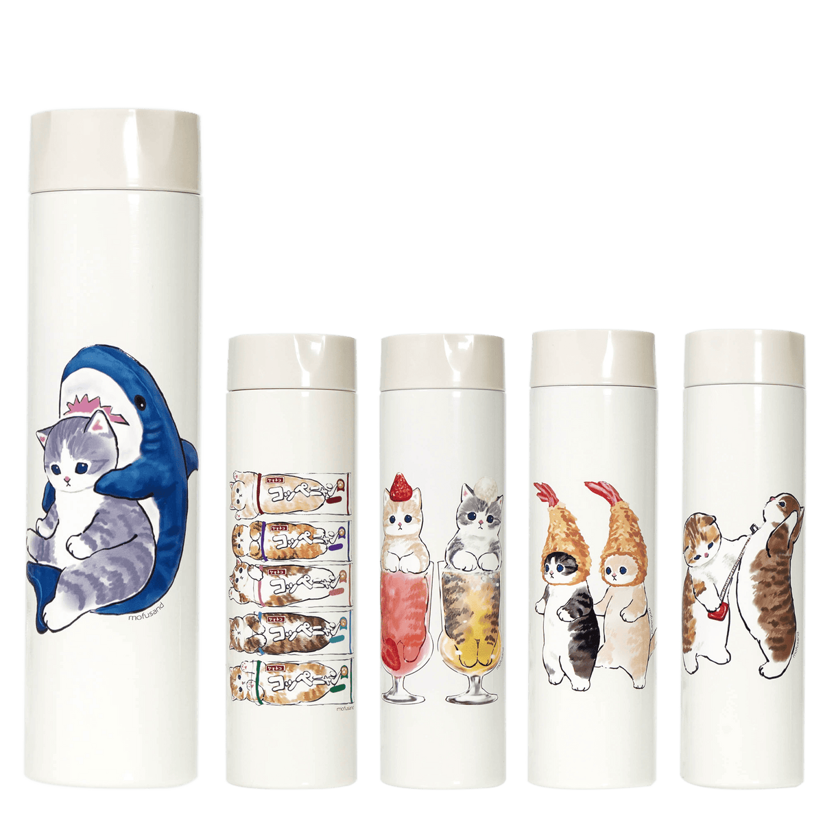 日本正版mofu_sand貓咪不鏽鋼180ml保溫瓶 | 保溫 保冷 不銹鋼 隨身瓶 貓奴水壺 – 富士通販